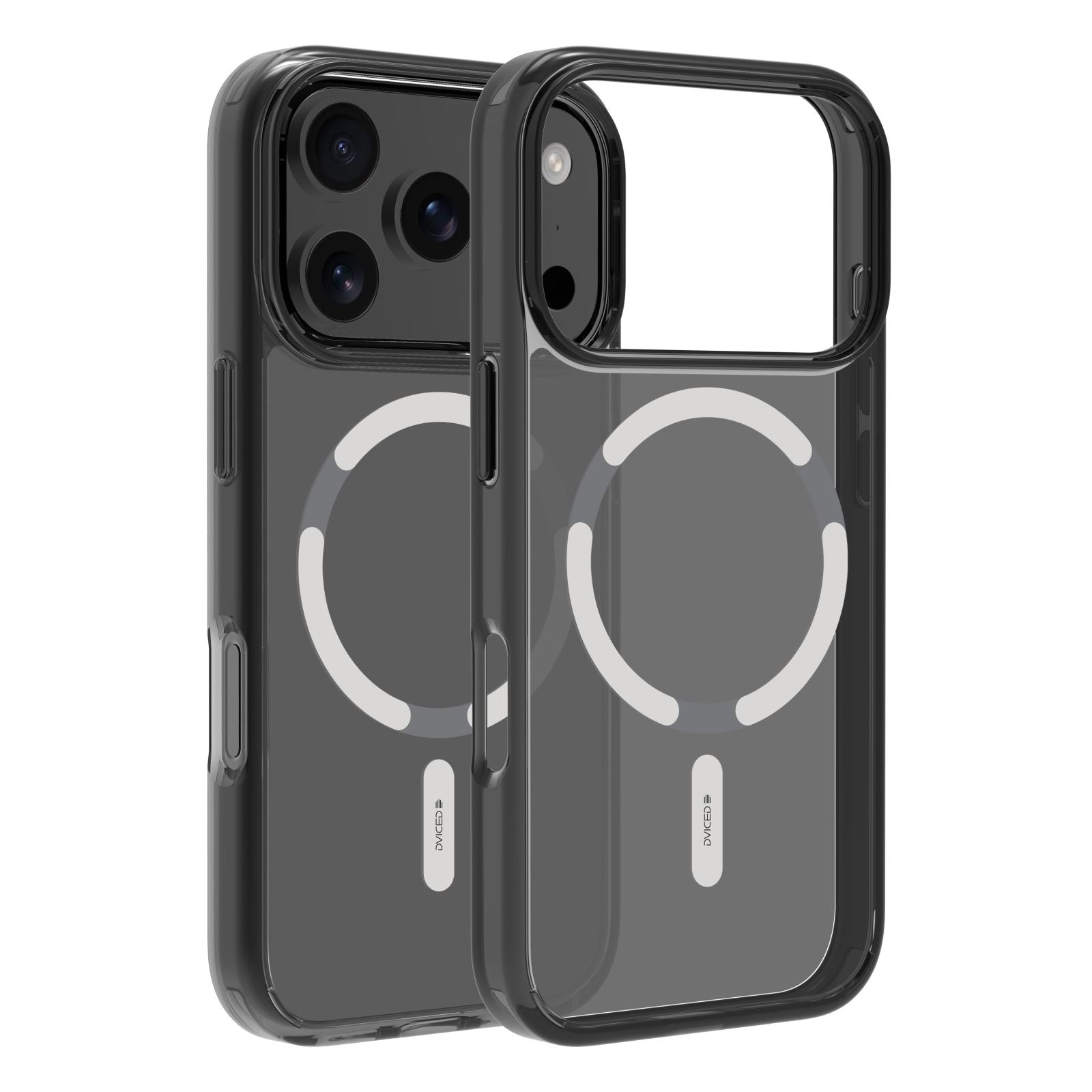 Dviced MagSafe iPhone 17 Pro smoke Case - Silver – Aleph ألف