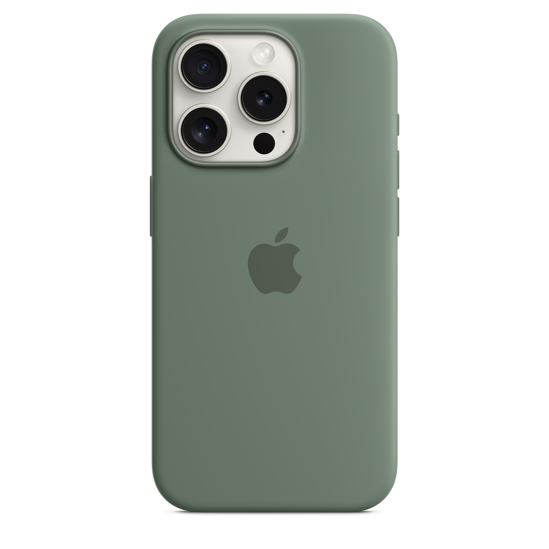 iPhone 15 Pro Silicone Case with MagSafe - Cypress – Aleph ألف